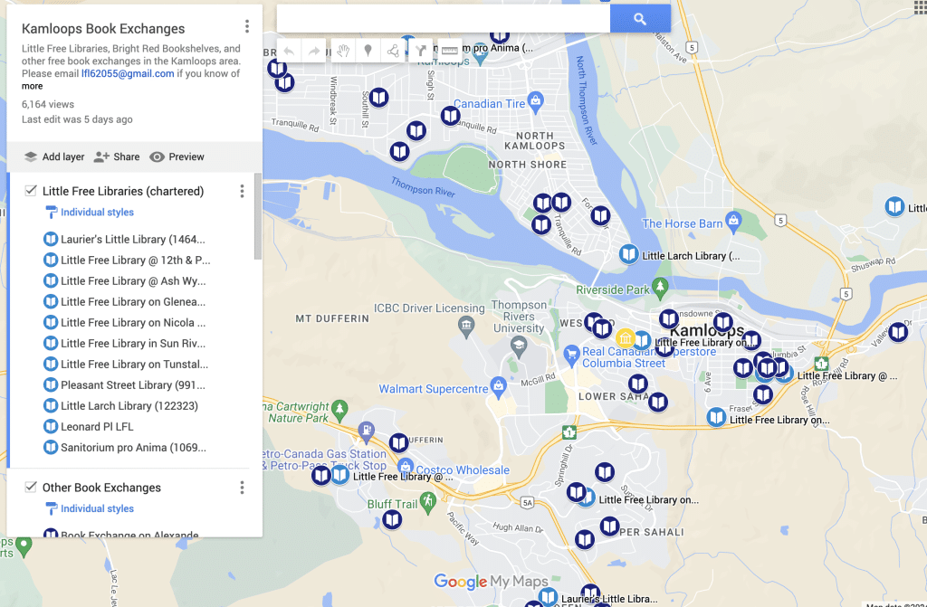 Kamloops Little Free Libraries